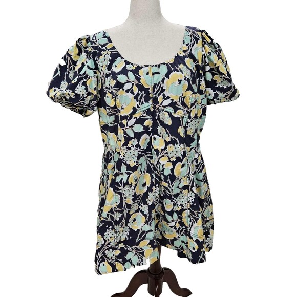 Tanya Taylor | Dresses | Tanya Taylor Plus Size 2 Babydoll Floral Dress ...